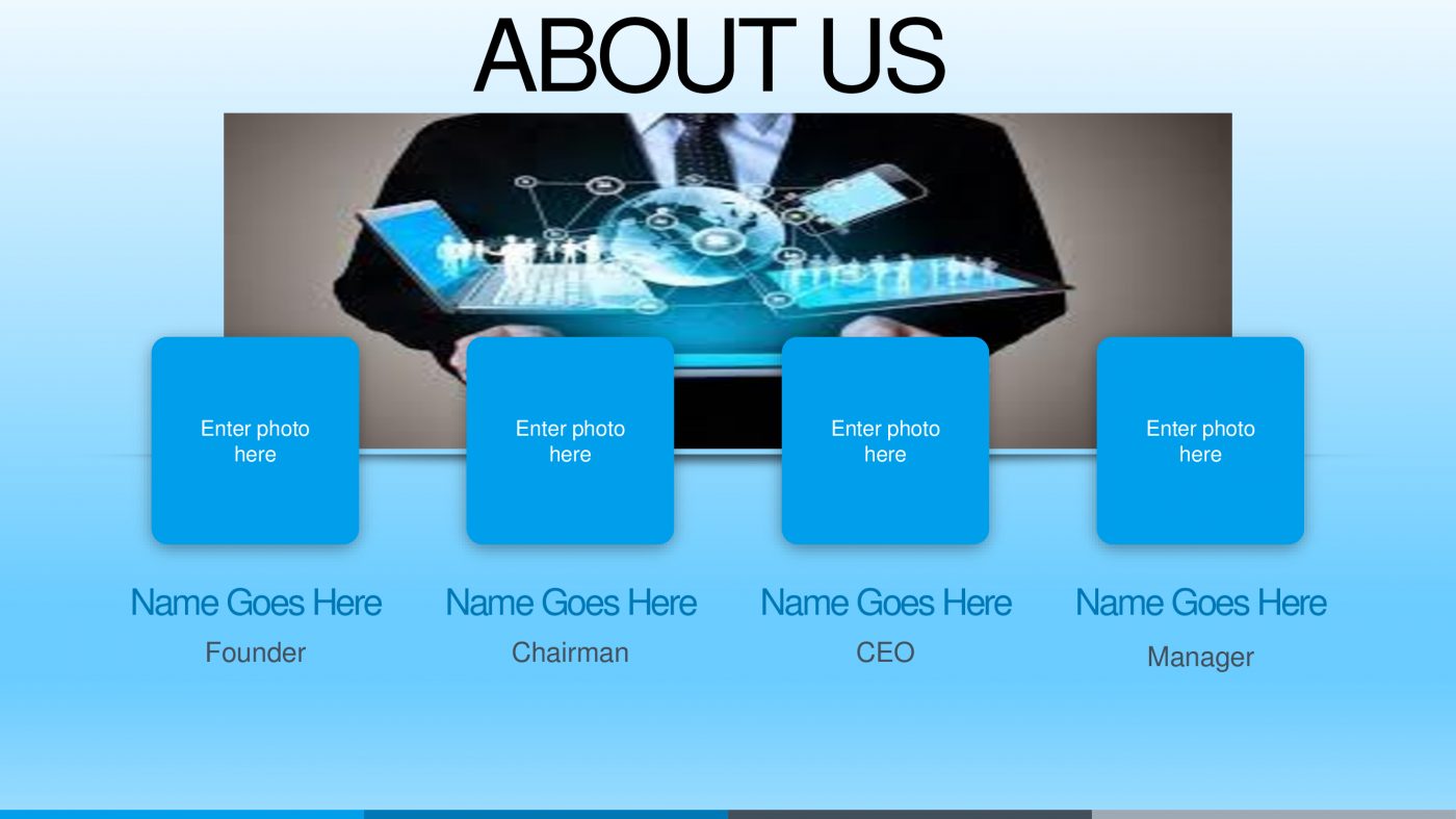 Personal slide deck PowerPoint template: 100% Editable PPTx