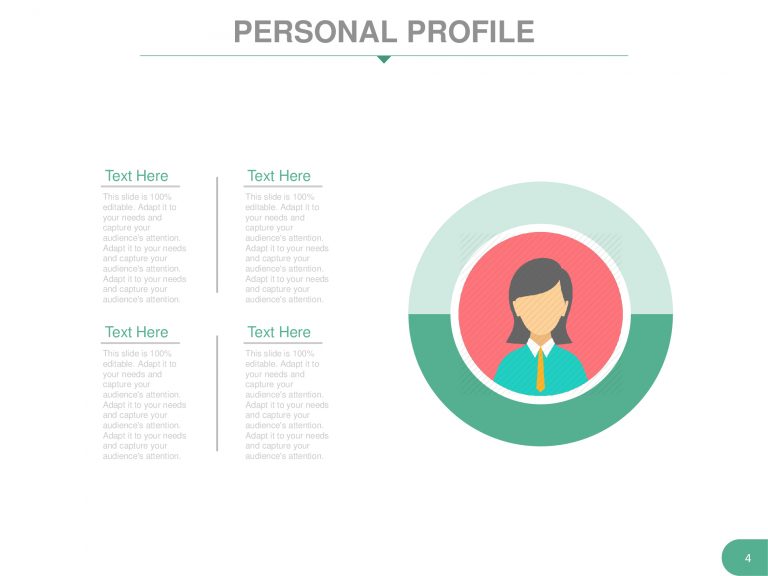 Introducing yourself template: 100% Editable PPTx