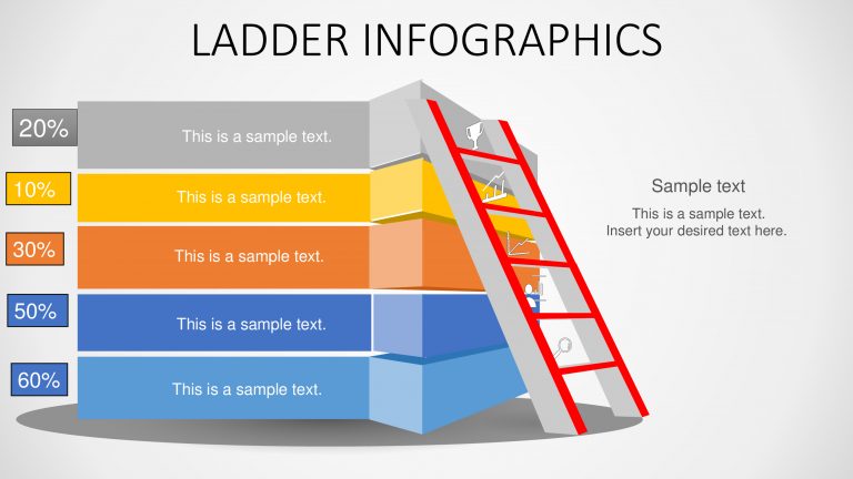 Ladder Infographic template - Slidevilla