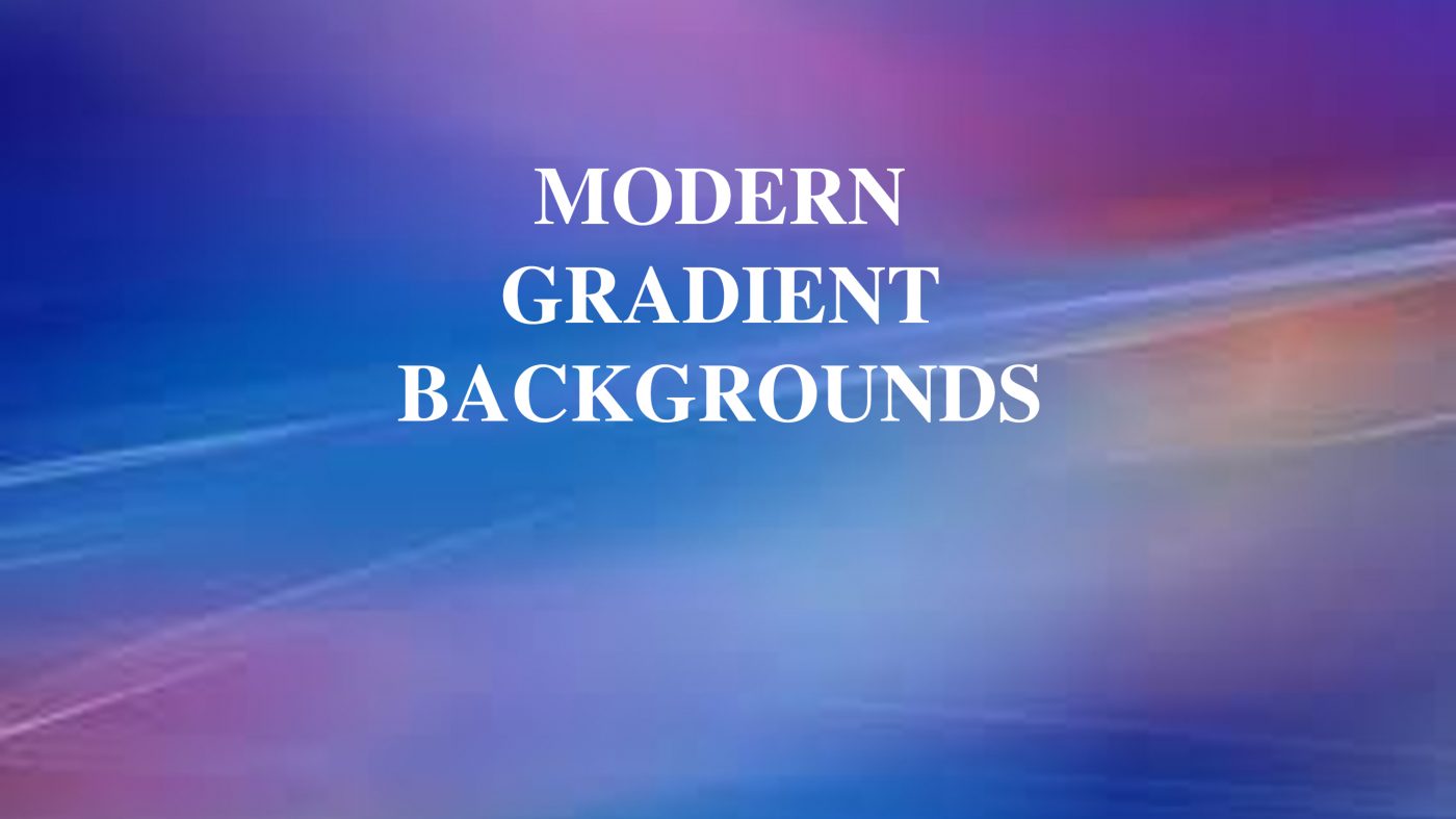 Modern Gradient Backgrounds for PowerPoint - Slidevilla