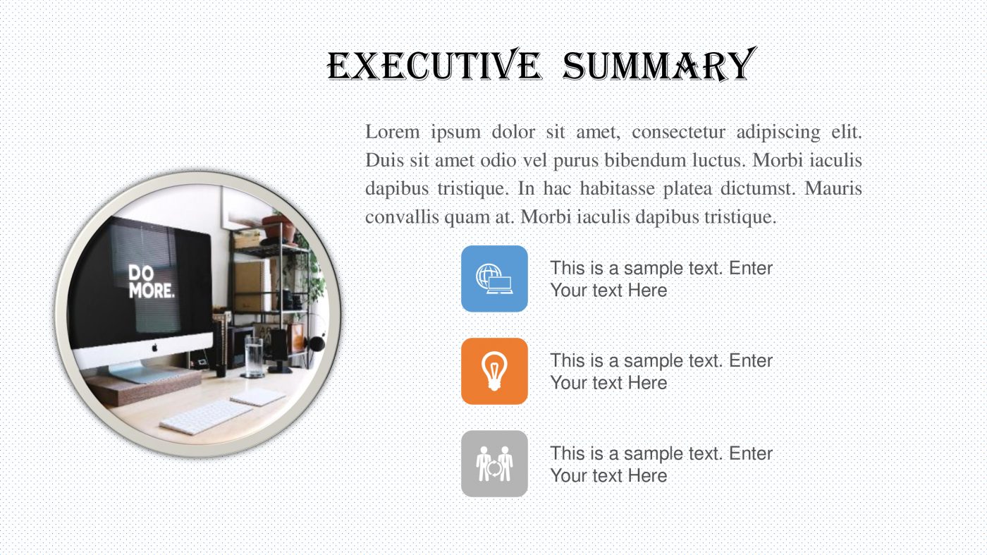 Business case study template: 100% Editable PPTx