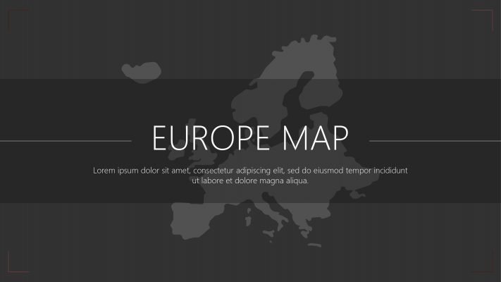 Europe Map Template For Powerpoint - Slidevilla