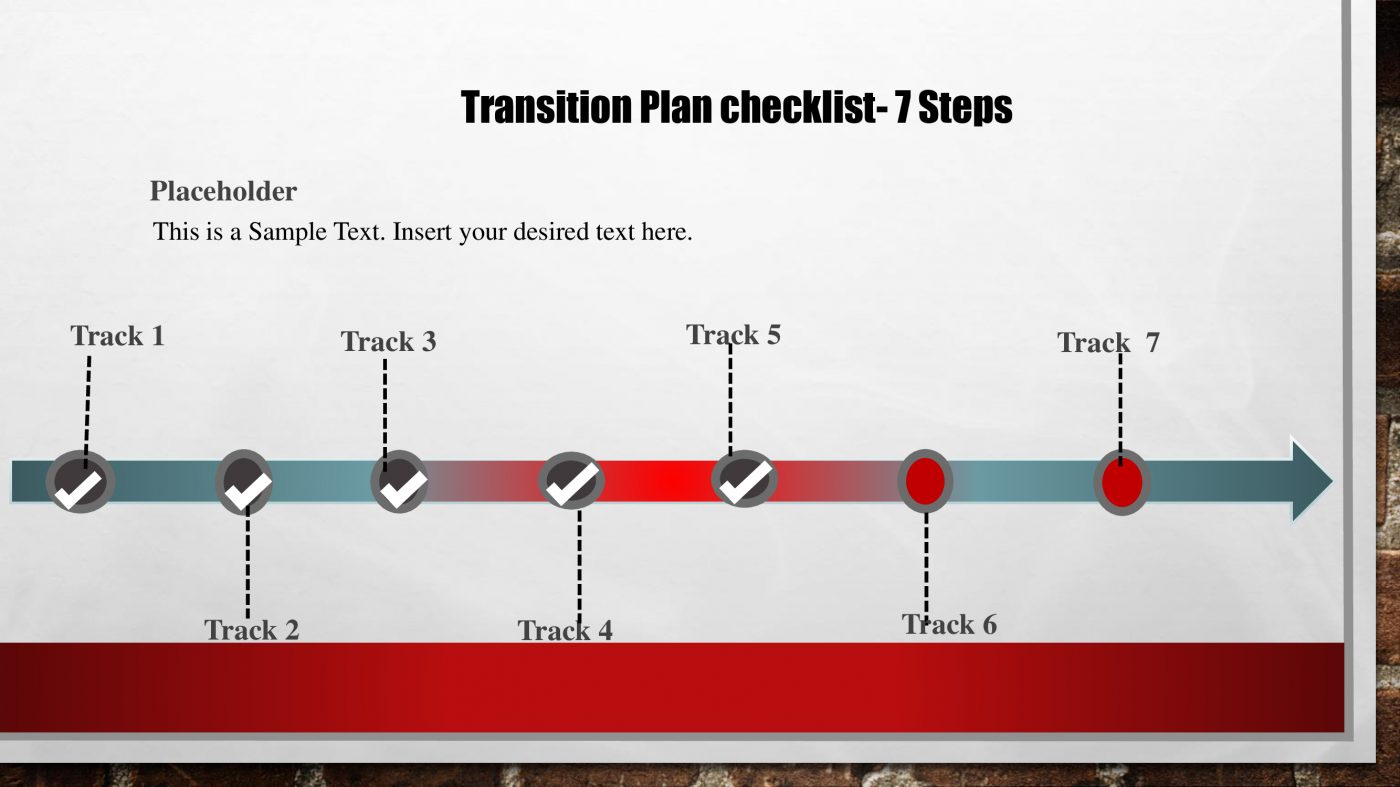 Transition Plan Checklist Timeline PowerPoint Template - Slidevilla