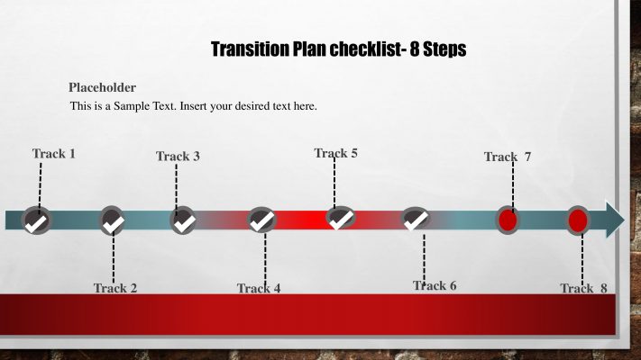 Transition Plan Checklist Timeline PowerPoint Template - Slidevilla