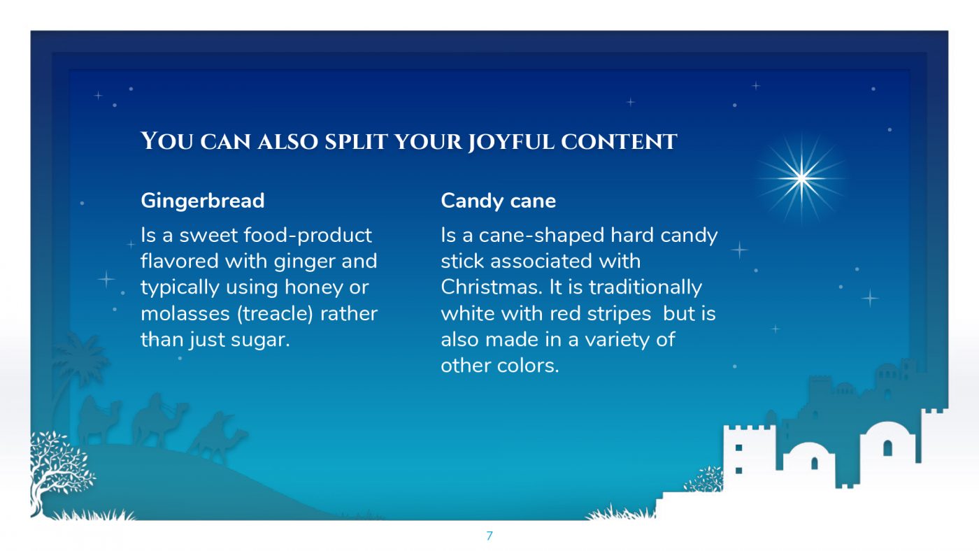 Christmas theme template - Slidevilla