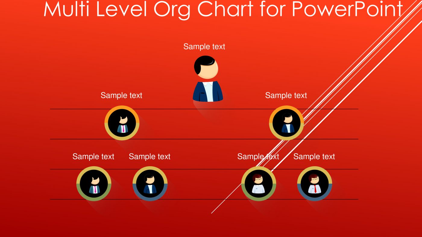Multi Level Organizational Chart Ppt Template Slidevilla