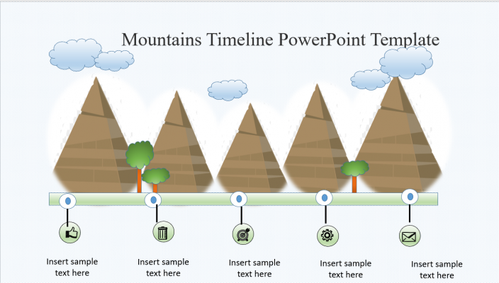 Mountains Timeline PowerPoint Template - Slidevilla Mountains Timeline PowerPoint Template - Slidevilla