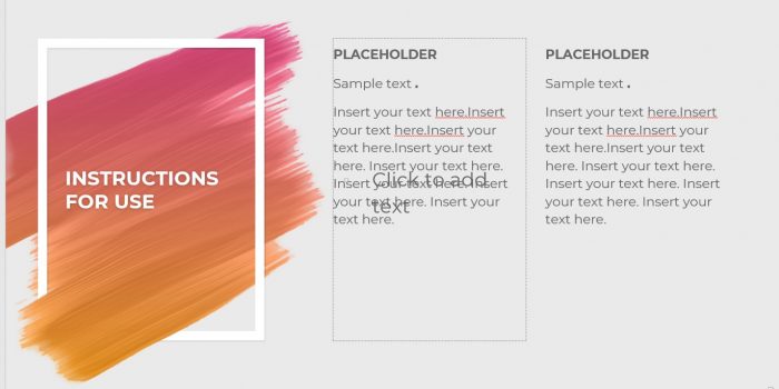 Brush Stroke PowerPoint theme: 100% Editable PPTx
