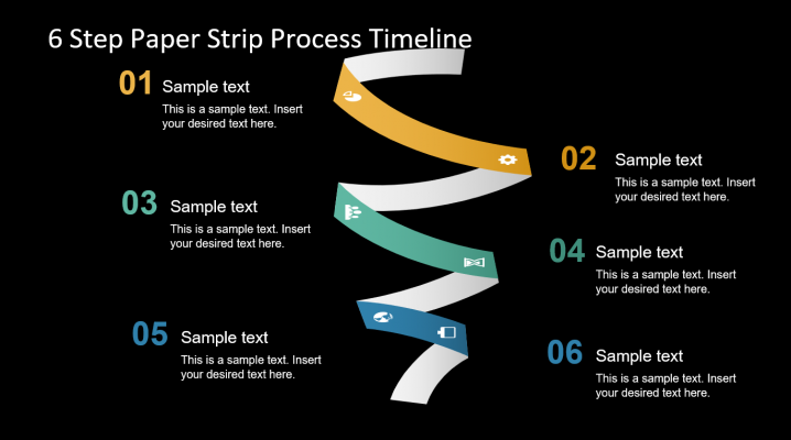 Paper Strip Process Timeline - Slidevilla