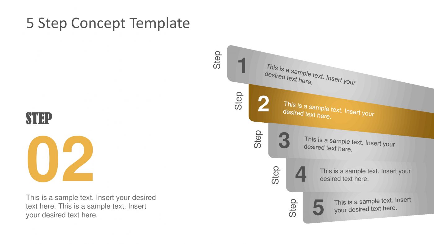 5 stages concept design PowerPoint template - Slidevilla