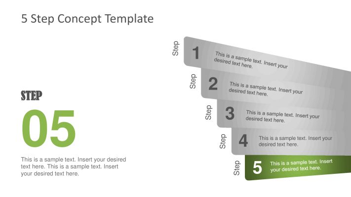 5 stages concept design PowerPoint template - Slidevilla