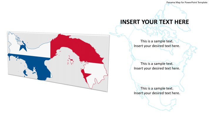 Panama Map for PowerPoint Template: 100% Editable PPTx