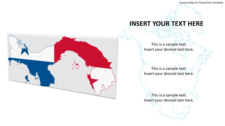 Panama Map for PowerPoint Template: 100% Editable PPTx