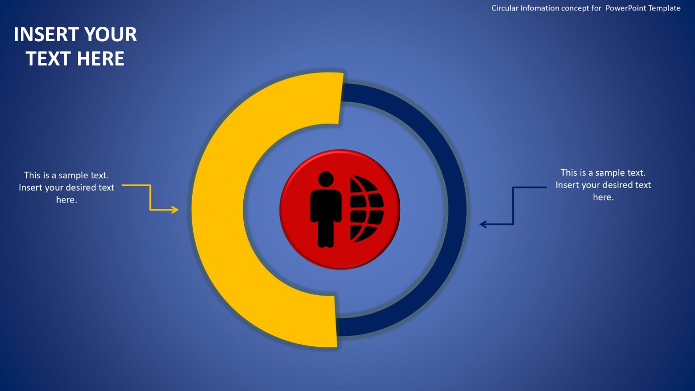 Simple circular flow model for PowerPoint Template - Slidevilla