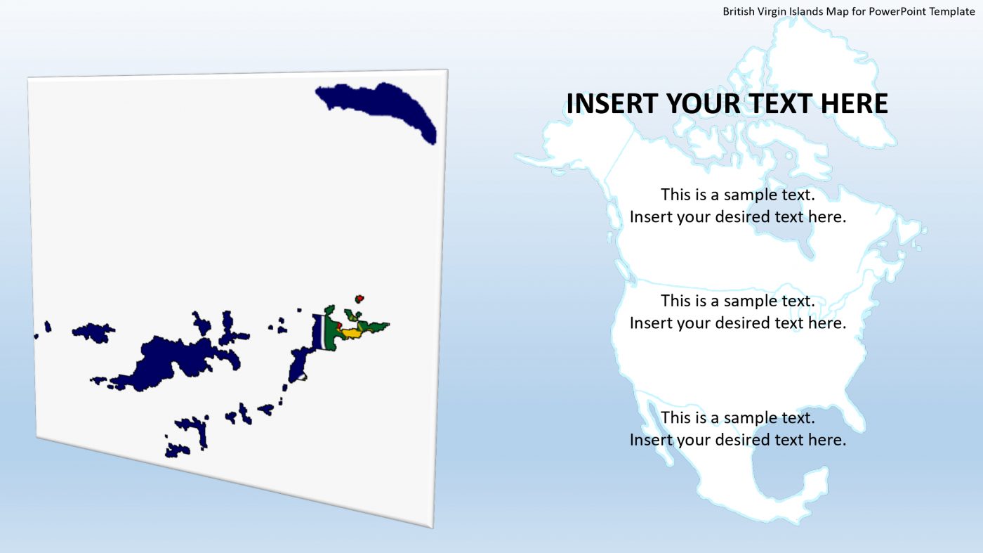 British Virgin Islands Map for PowerPoint Template - Slidevilla
