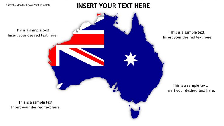 Australia Map for PowerPoint Template - Slidevilla