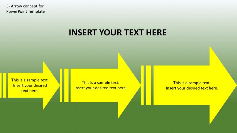Arrow Process Template for PowerPoint: 100% Editable PPTx