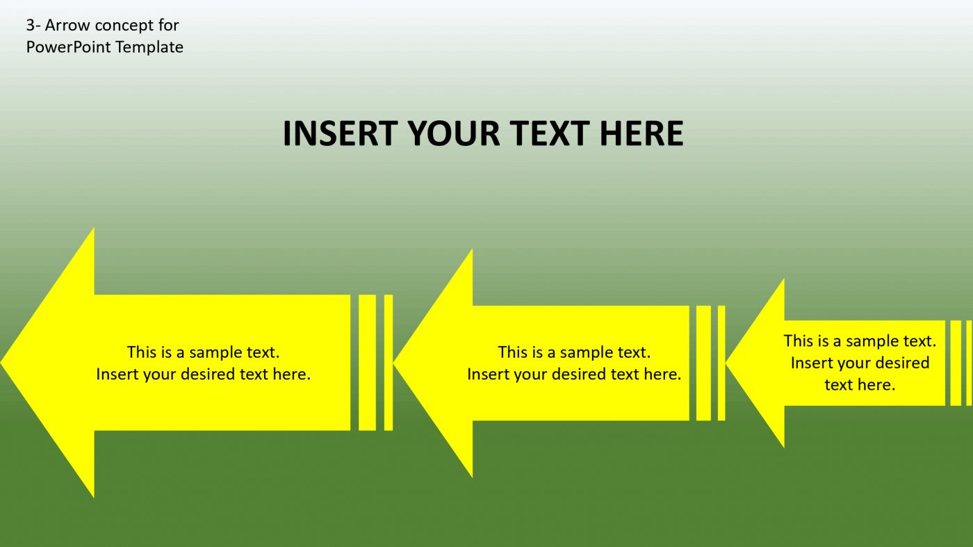 Arrow Process Template for PowerPoint: 100% Editable PPTx