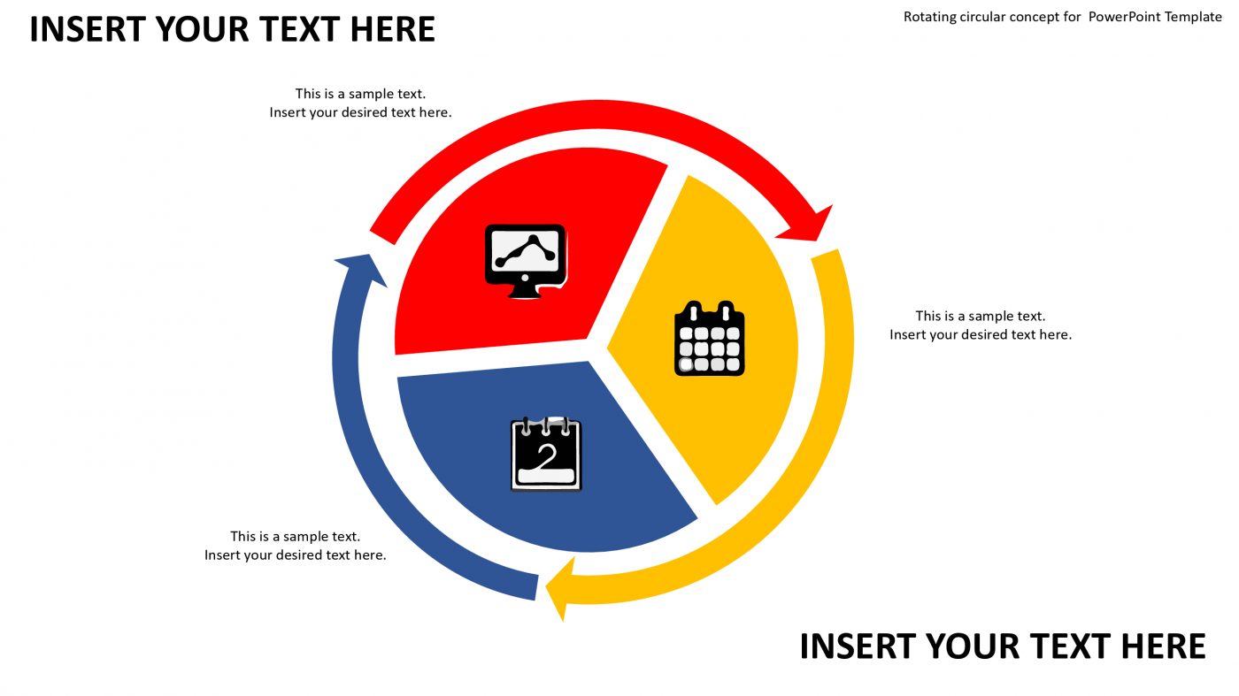Circular Roadmap Template Slide: 100% Editable PPTx