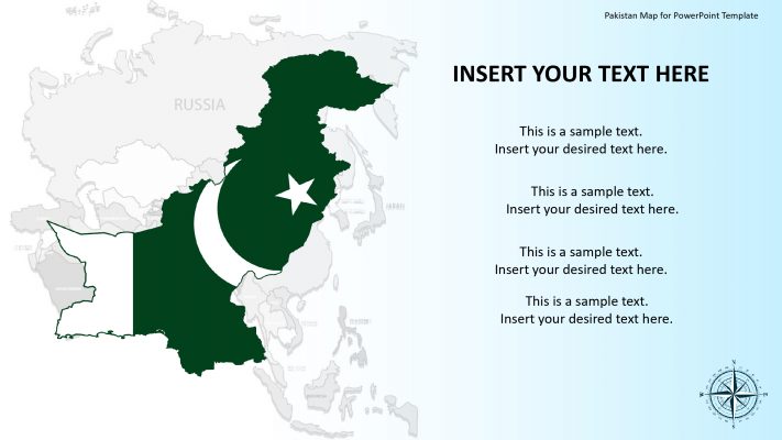 Pakistan Map for PowerPoint Template - Slidevilla : Fully Editable PPTx