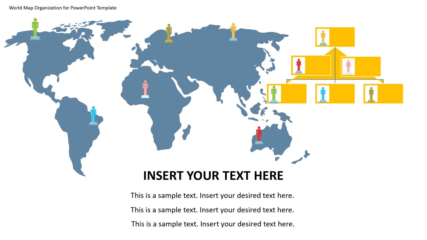 World Map Organization for PowerPoint Template - Slidevilla