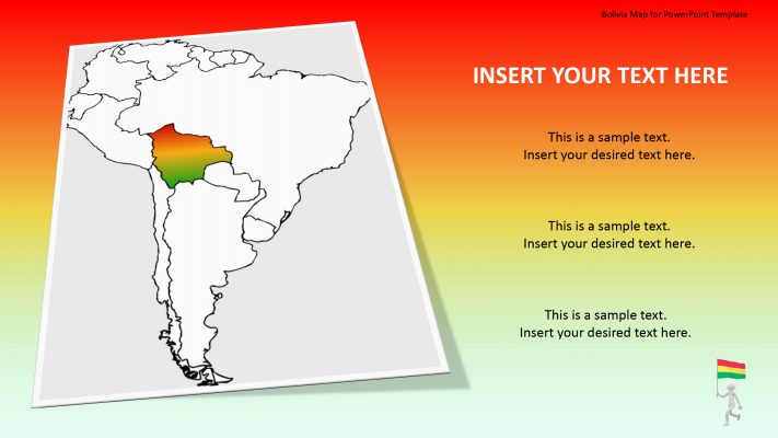 Bolivia Map for PowerPoint Template - Slidevilla