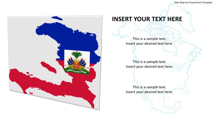 Haiti Map for PowerPoint Template - Slidevilla