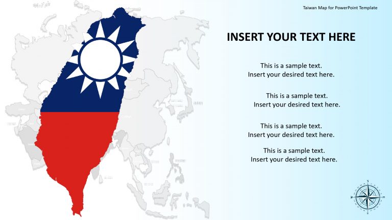 Taiwan Map for PowerPoint Template - Slidevilla