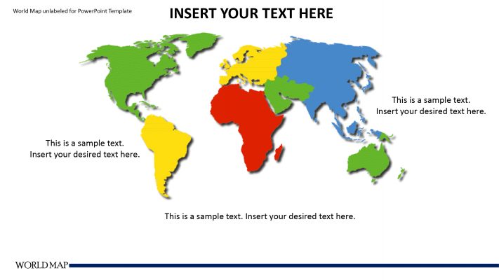 World Map for PowerPoint Template - Slidevilla