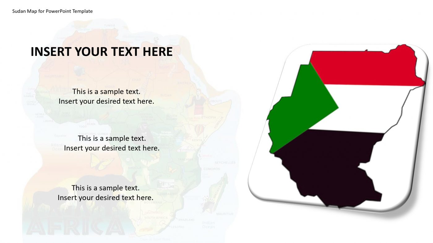 Sudan Map for PowerPoint Template - Slidevilla