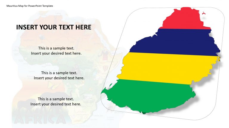 Mauritius Map for PowerPoint Template - Slidevilla