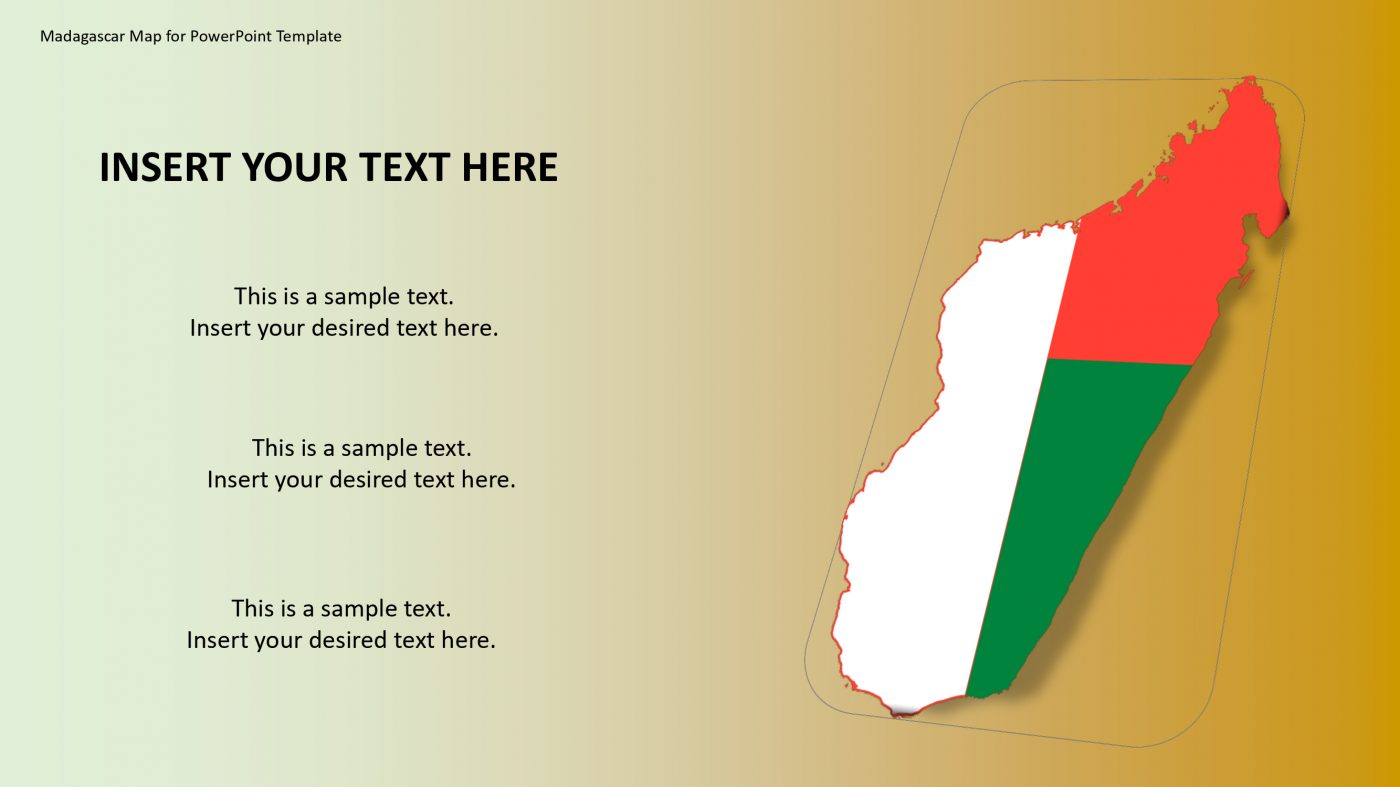 Madagascar Map for PowerPoint Template - Slidevilla