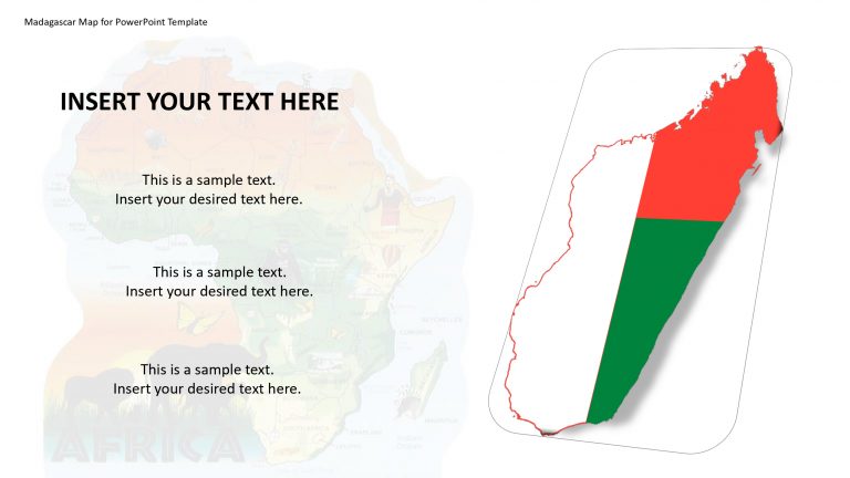 Madagascar Map for PowerPoint Template - Slidevilla