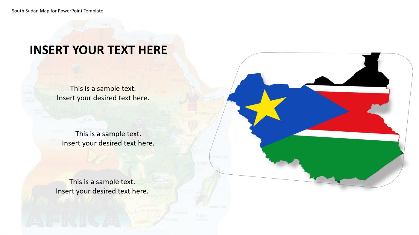 South Sudan Map for PowerPoint Template - Slidevilla