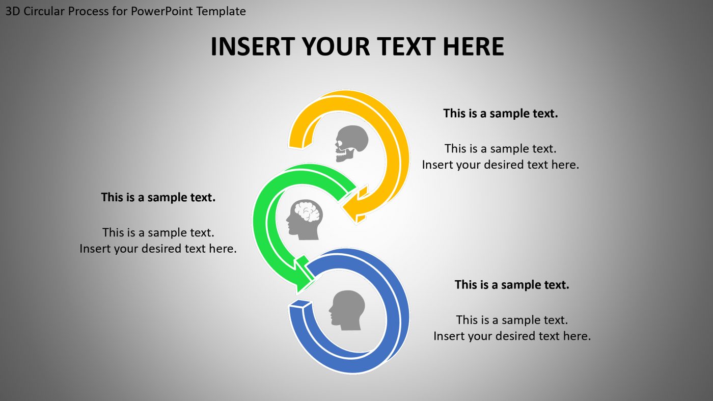 3D Circular Process for PowerPoint Template - Slidevilla