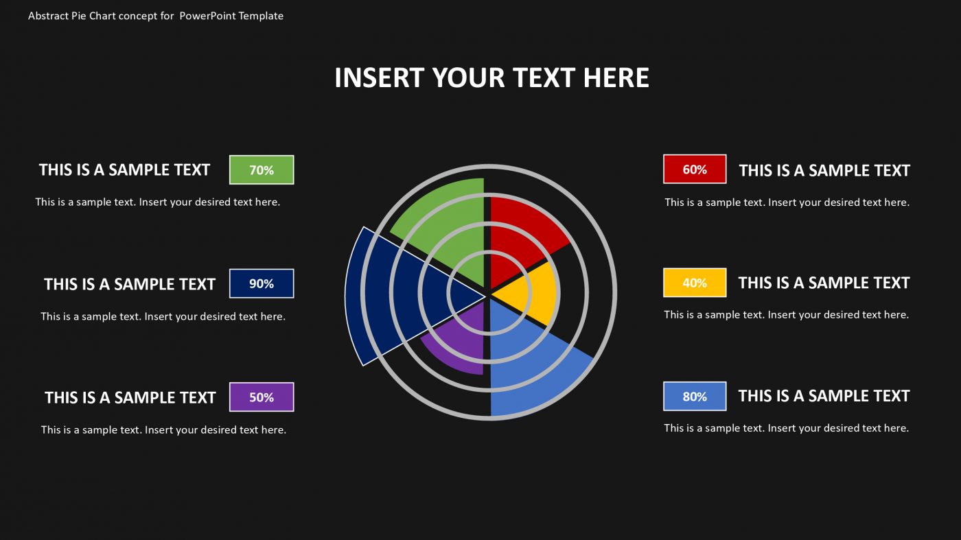 Abstract Pie Chart concept for PowerPoint Template - Slidevilla