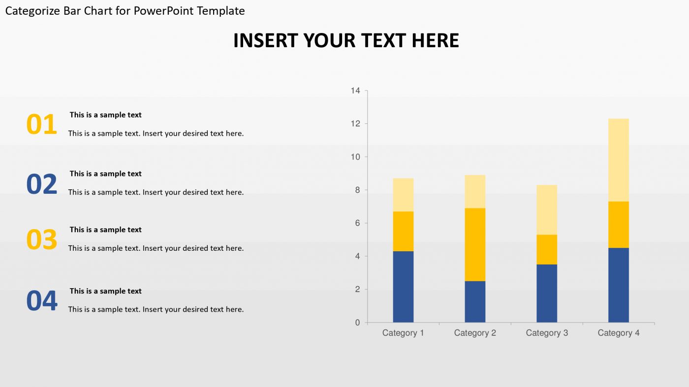 Categorize Bar Chart for PowerPoint Template - Slidevilla
