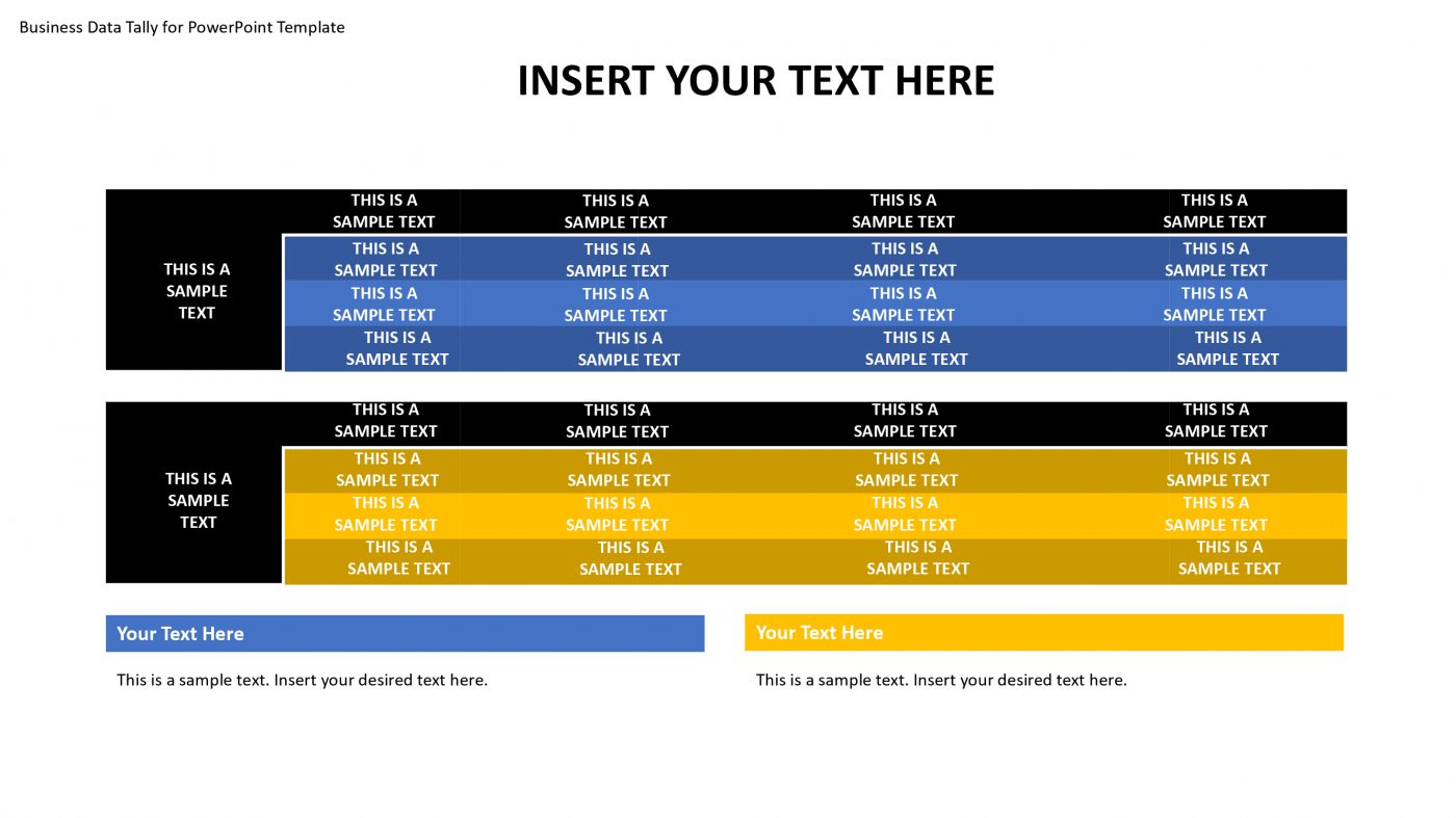 Business Data Tally for PowerPoint Template - Slidevilla
