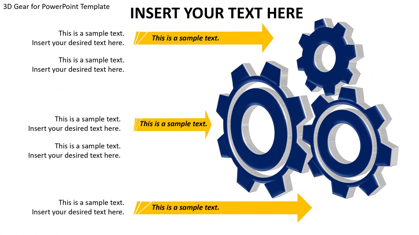3D Gear for PowerPoint Template - Slidevilla