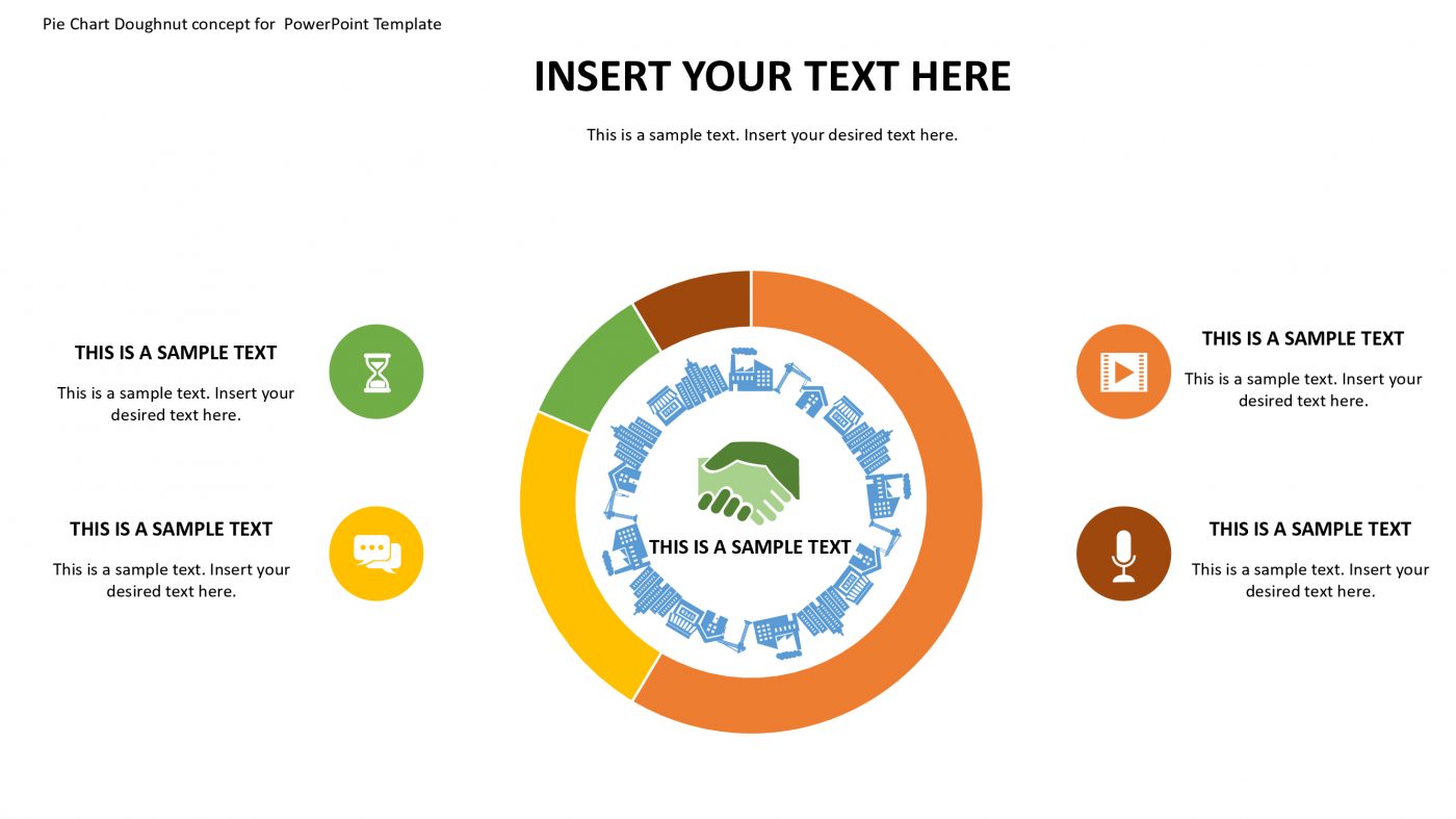 Pie Chart Doughnut concept for PowerPoint Template - Slidevilla