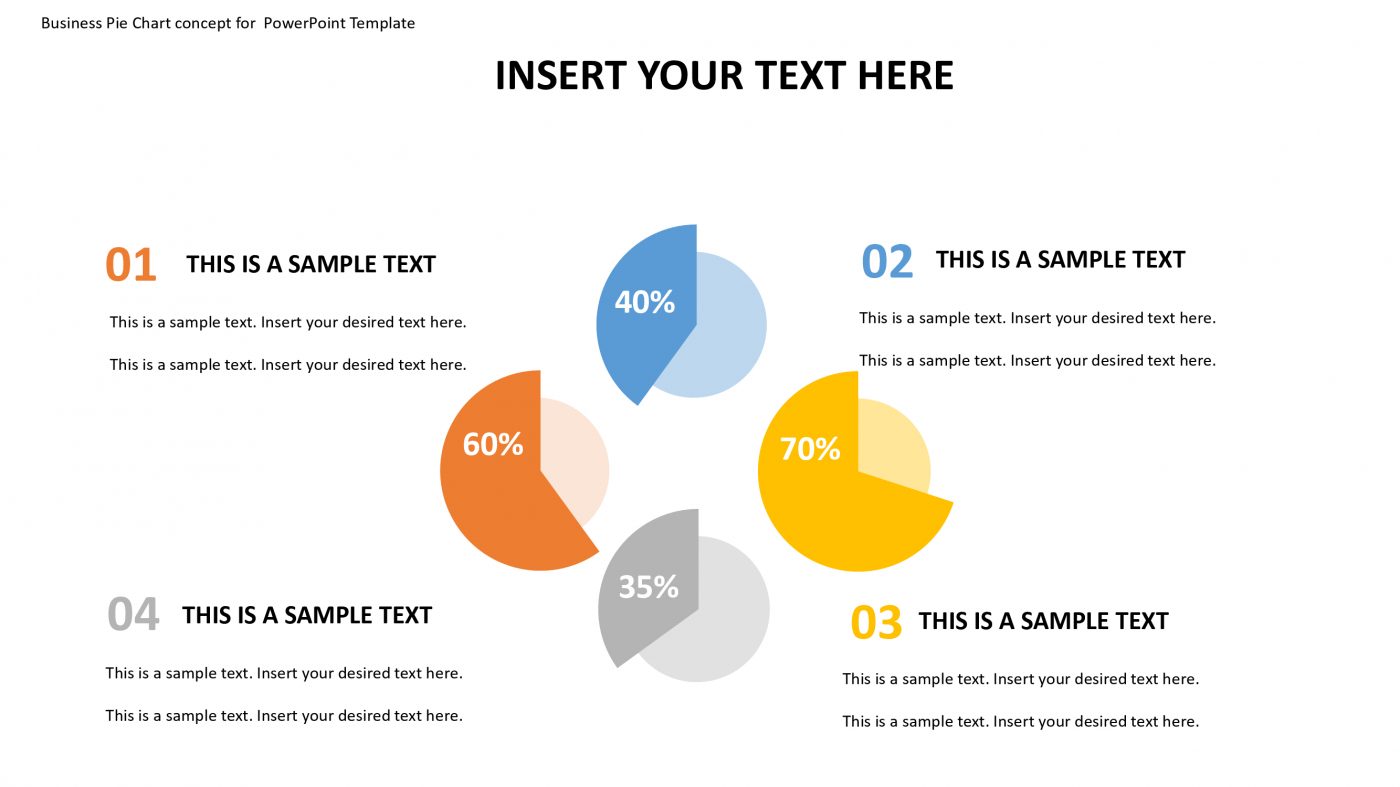 Business Pie Chart concept for PowerPoint Template - Slidevilla