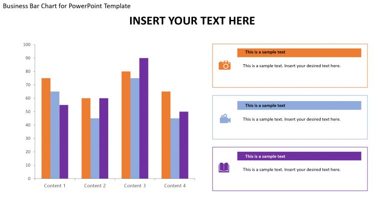 Business Bar Chart for PowerPoint Template - Slidevilla