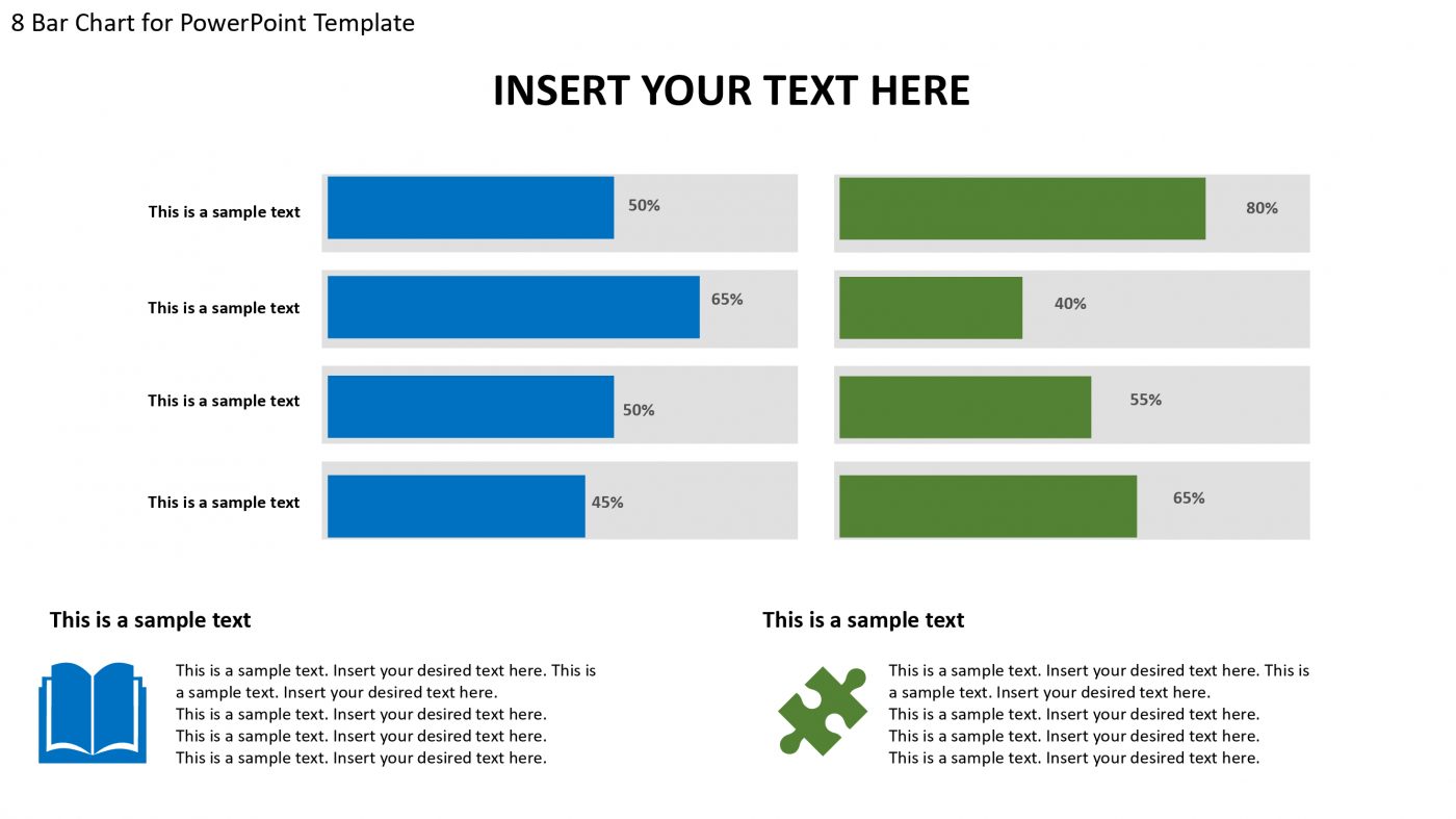 8 Bar Chart for PowerPoint Template - Slidevilla