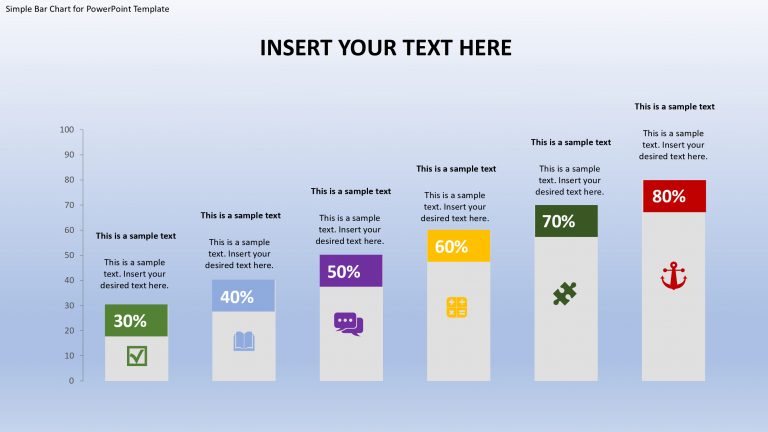 Simple Bar Chart for PowerPoint Template - Slidevilla