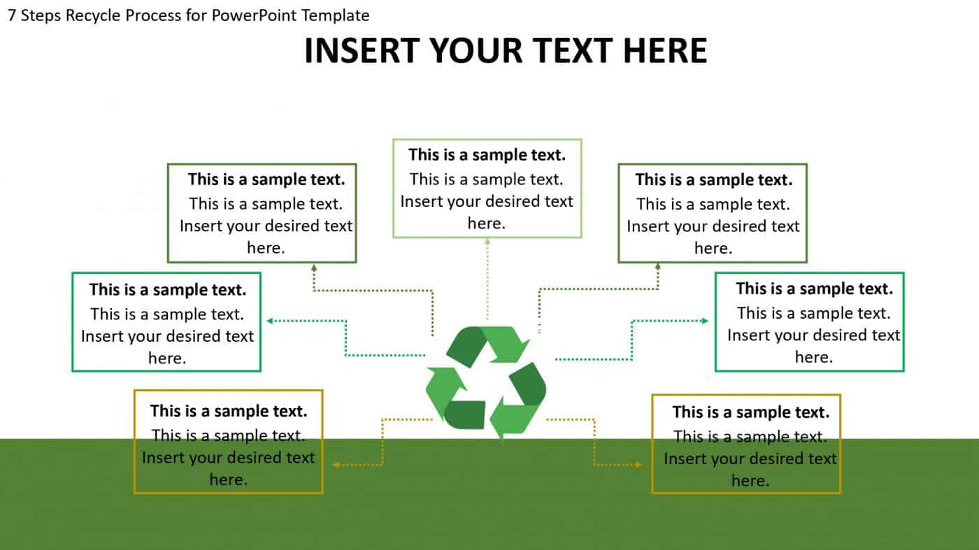7 Steps Recycle Process for PowerPoint Template - Slidevilla