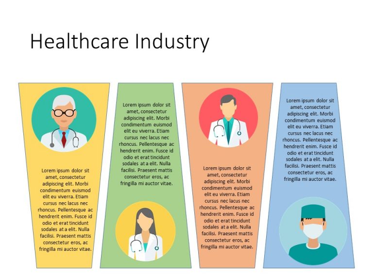 Healthcare Industry PowerPoint Template Slide