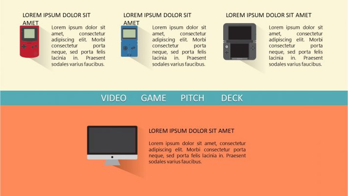 Video Game Pitch Deck for PowerPoint Slide Template