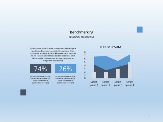 Benchmarking PowerPoint Template Slide Template