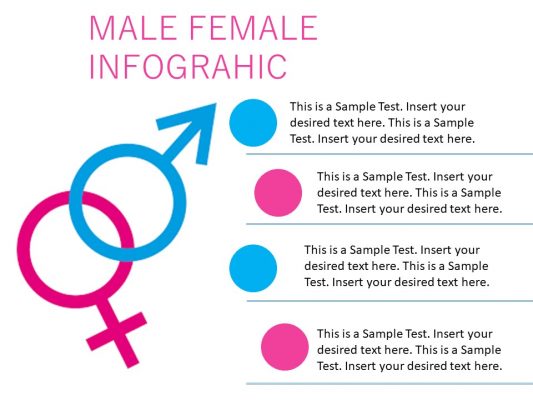 Male and Female Infographics PowerPoint Templates