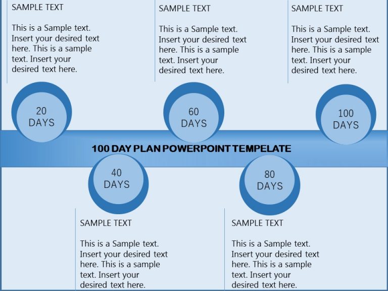 100-Day Plan PowerPoint Template - Slidevilla